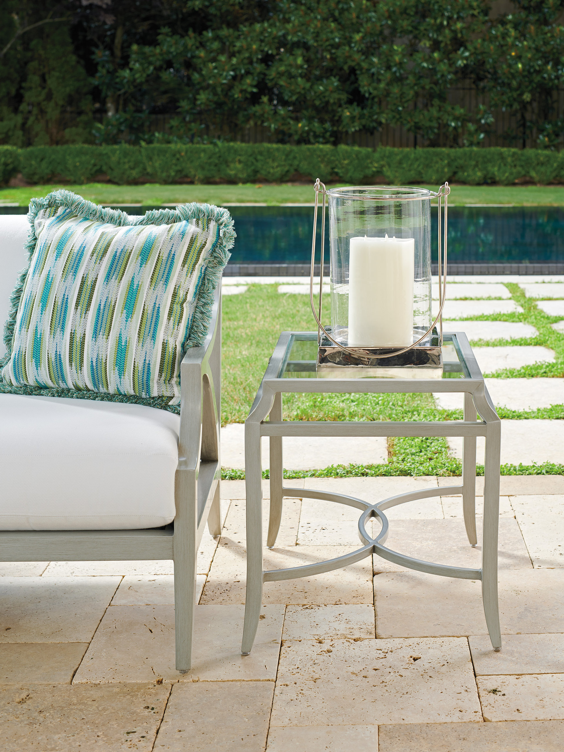 Rectangular End Table - Transitional - Outdoor Side Tables - by ...