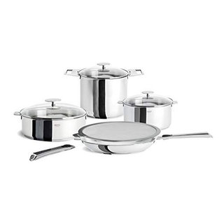 12 Piece Set - Stainless Steel Removable Handles - Traditional ...
