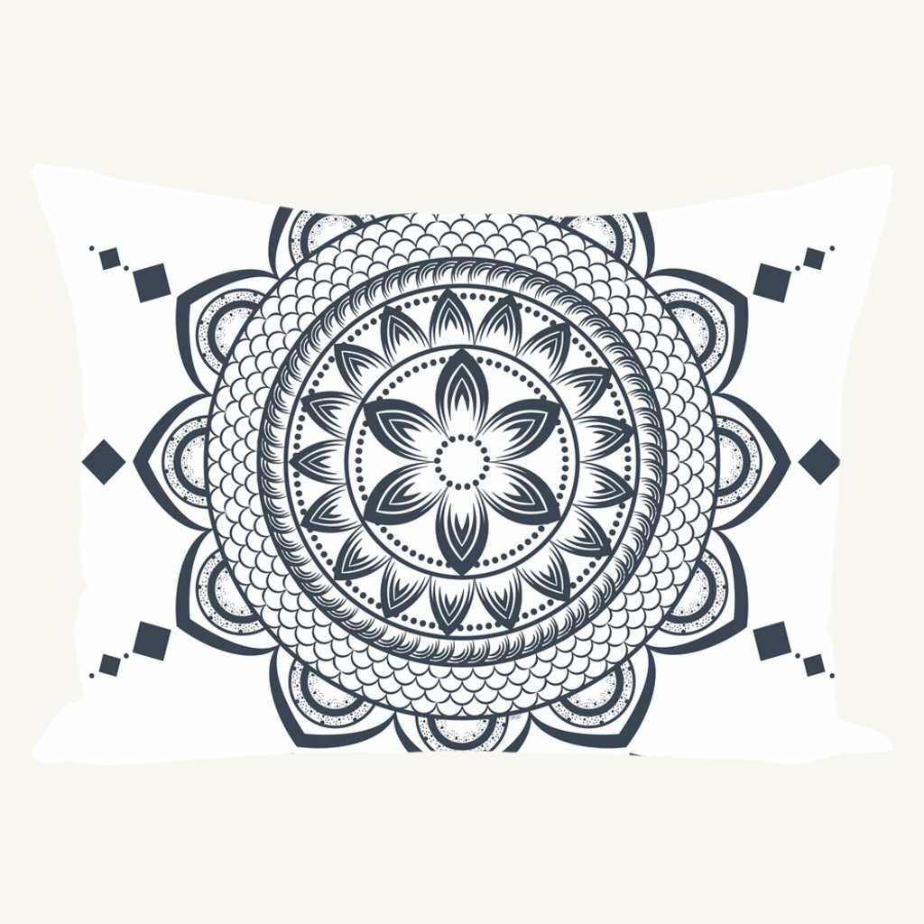 Mandala Throw Pillow, 16x16 - Contemporary - Decorative Pillows - by ...