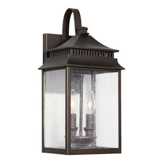 Capital Lighting Sutter Creek 2-LT Outdoor Wall Mount, Bronze/Antique ...
