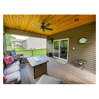 Screen Room with Composite Decking and Solar Screen - Deck - St Louis ...