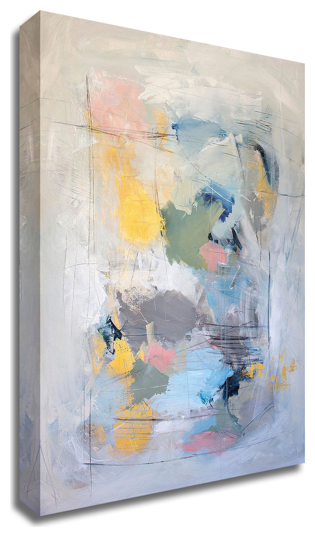 Dearest by Kym De Los Reyes, Print on Canvas, 33"x42" - Contemporary ...