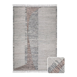 Lester Area Rug, Natural,Silver, 6x9 - Contemporary - Area Rugs - by ...