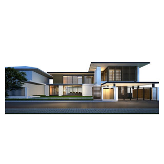 Home Construction - Modern - House Exterior - Houston - by Marwood ...