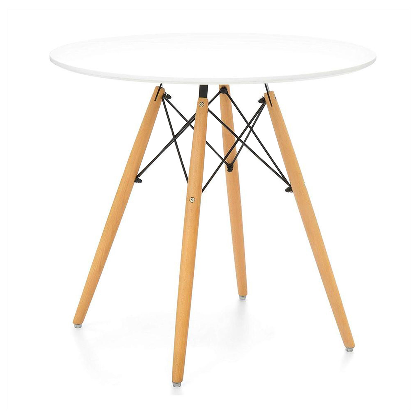 Modholic Eiffel Dining Table Round, 32" Round - Midcentury - Dining Tables - by World Modern ...