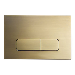 Wall Mount Dual Flush Actuator Plate with Rectangle Push Buttons ...