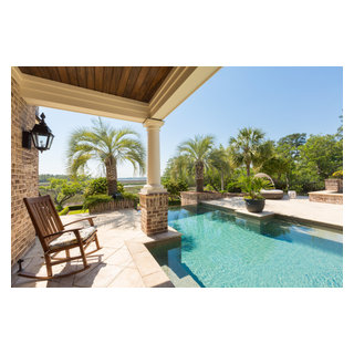 Daniel Island Luxury Pool - Pool - Charleston - by AquaBluePools | Houzz