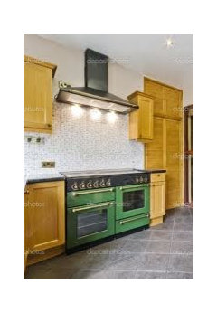 Kitchen colours to go with vintage green Aga?