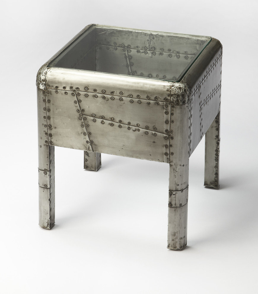 Butler Yeager Aviator End Table - Industrial - Side Tables And End ...