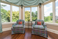 Flooring ideas Schuler cabinet in cappuccino on cherry