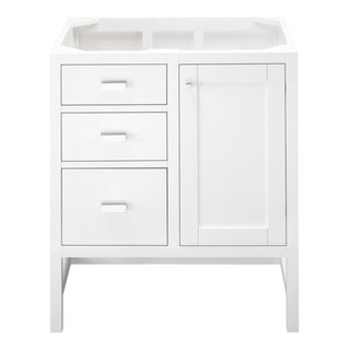 Addison 30" Vanity, Glossy White - Transitional - Bathroom Vanities And ...