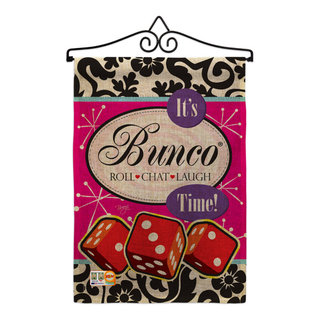 It's Bunco Time! Special Occasion Party & Celebration Garden Flag Set ...
