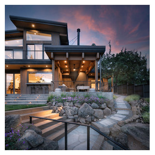 Riverfront Modern Home - Modern - Patio - Other - by Karen Smuland ...