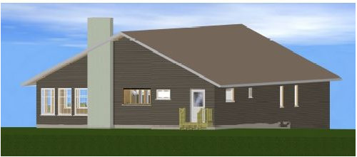 Help: add design to front of this single story gable house