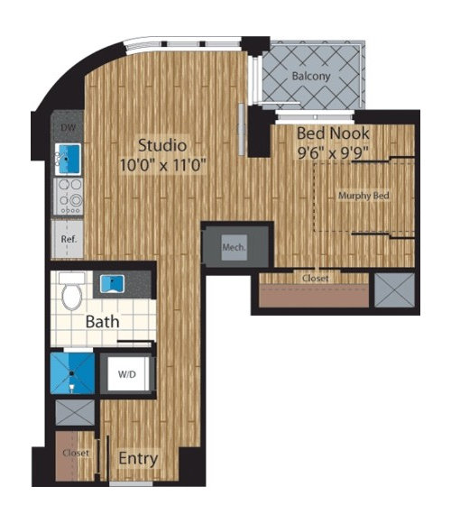 New Apartment Awkward Layout