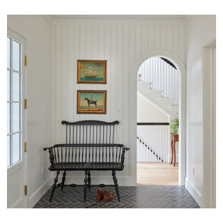 Classic Stucco - Traditional - Entry - DC Metro - by ThinkMakeBuild | Houzz