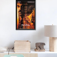 Seven cast signed movie poster, 27x40 inches - Contemporary - Prints ...