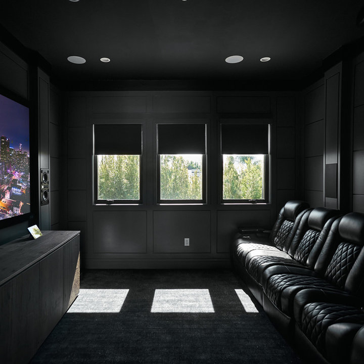 75 Beautiful Small Home Theater Pictures & Ideas | Houzz