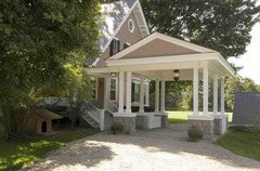 Portico for side entrance cape cod?