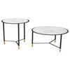 Set of 2 Davis Coffee Tables Black & White - Contemporary - Coffee ...