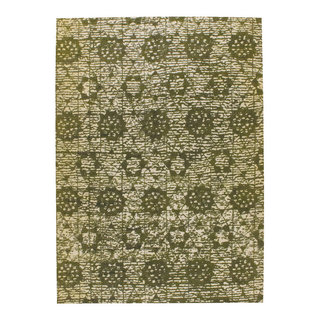 Baltimore Rug, Green, 2'x3', 2'x3' - Contemporary - Area Rugs - by MA ...