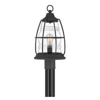 Luxury Nautical Outdoor Post/Pier Light, Black Sand, UQL1540 - Beach ...