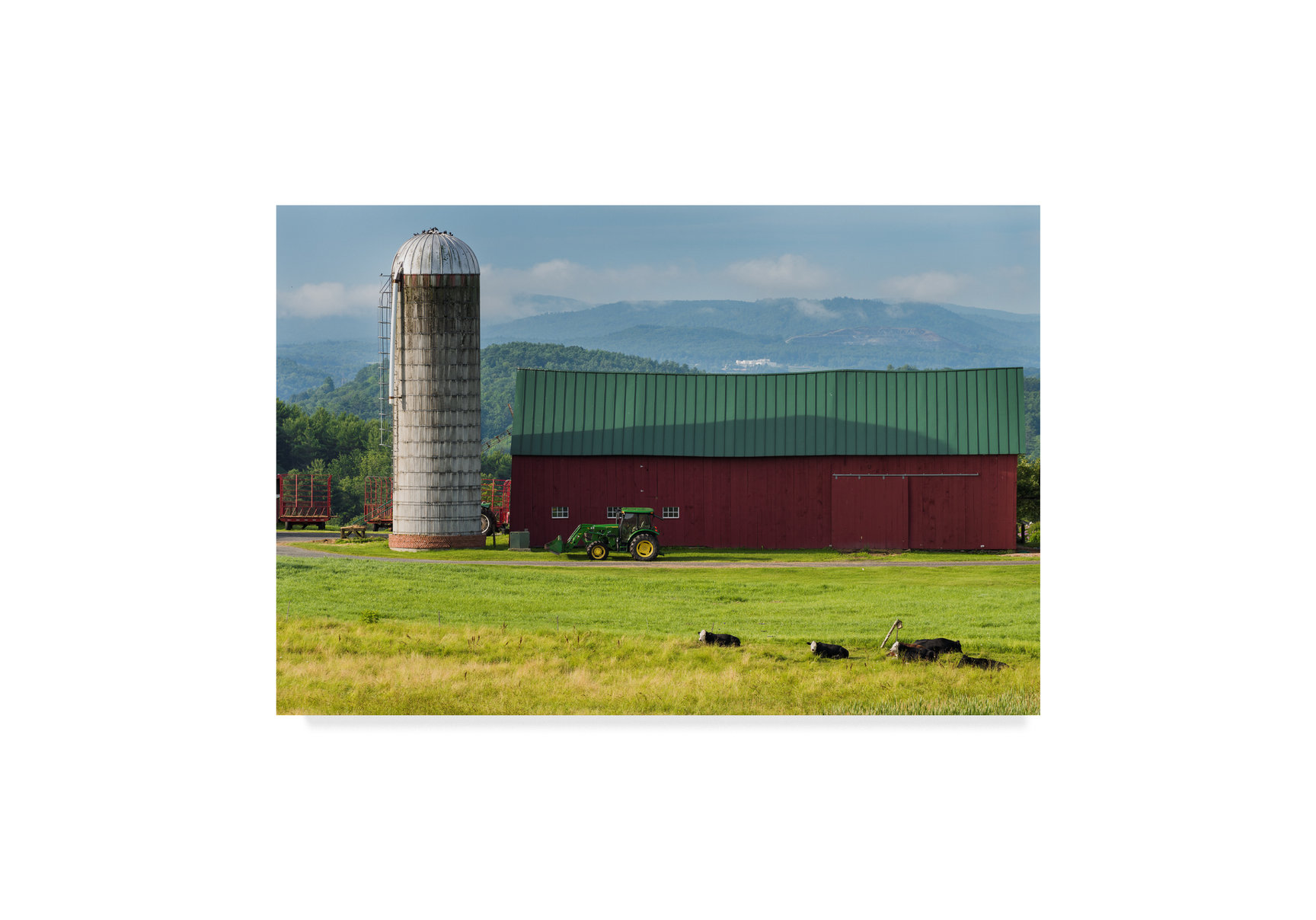 Brenda Petrella Photography Llc 'Meeting House Farm' Canvas Art, 47"x30 ...