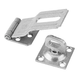 National Hardware N103-044 Galvanized Swivel Hasp with Brass Pin, 3-1/4 ...