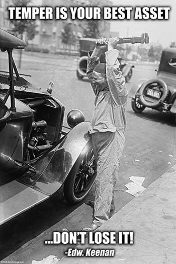 Temper Is Your Best Asset, 20" x 30" - Traditional - Prints And Posters ...