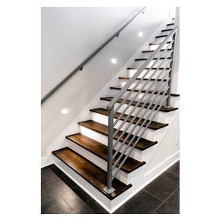 Matheson Duets - Modern - Staircase - Charlotte - by Hallmark Building ...
