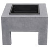 Astella Monolith Fire Nook - Industrial - Fire Pits - by Astella | Houzz