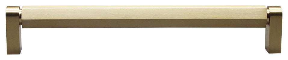 Modern Hex Bar Pull, Brass - Modern - Cabinet And Drawer Handle Pulls ...