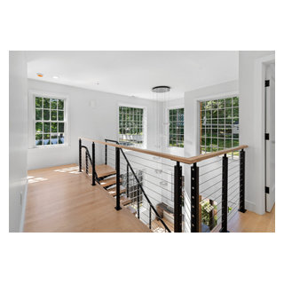 Curved Floating Stairs - Modern - Boston - by Keuka Studios, Inc | Houzz