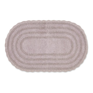 Dusty Lilac Oval Crochet Bath Mat - Contemporary - Bath Mats - by ...