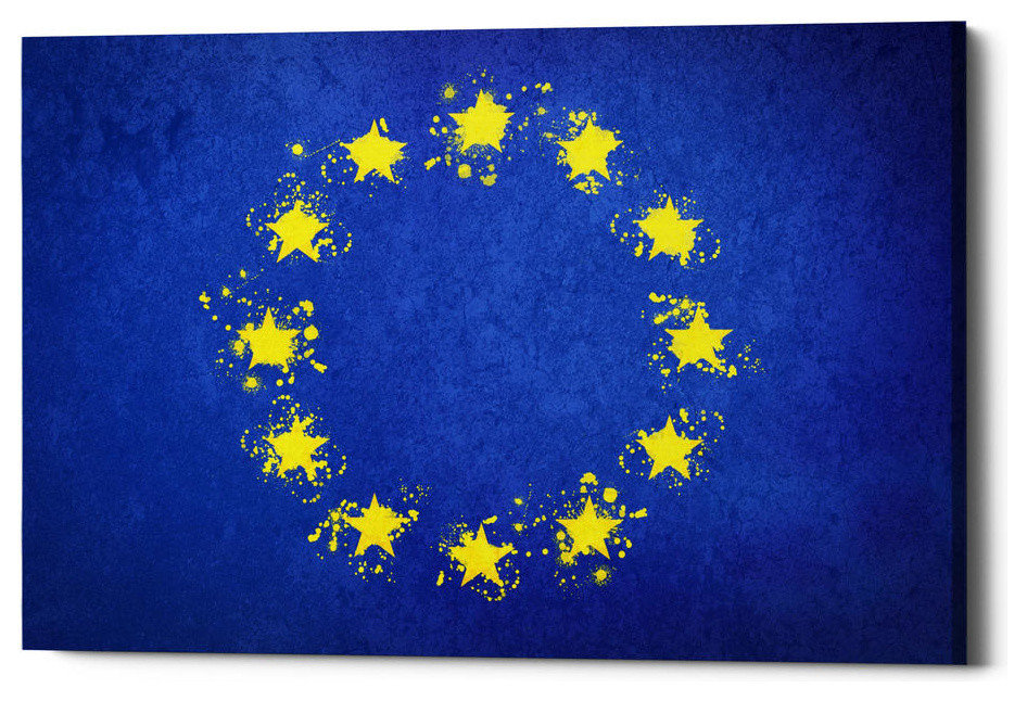 Epic Graffiti 'European Union' Giclee Canvas Wall Art, 40"x26 ...