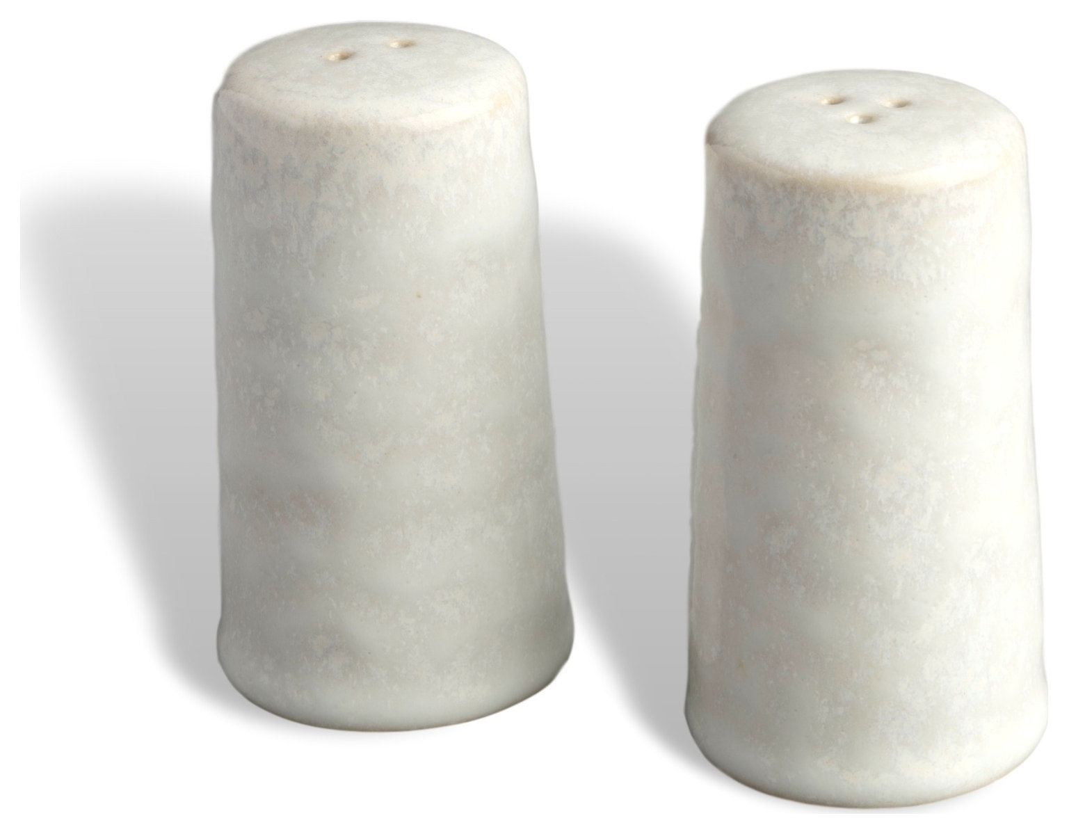 Cozina White Salt & Pepper Set - Transitional - Salt And Pepper Shakers ...
