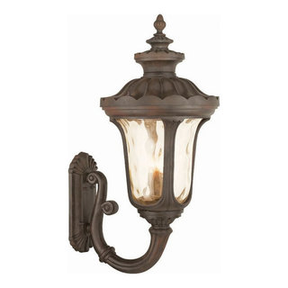Foxglove Glebe 4-Light Outdoor Wall Lantern, Traditional Style 17"W ...