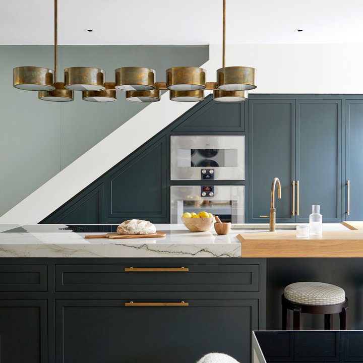 75 Beautiful Kitchen with Marble Worktops Ideas and Designs - December ...