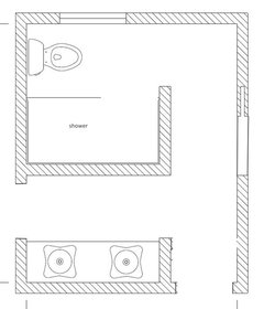 water closet layout