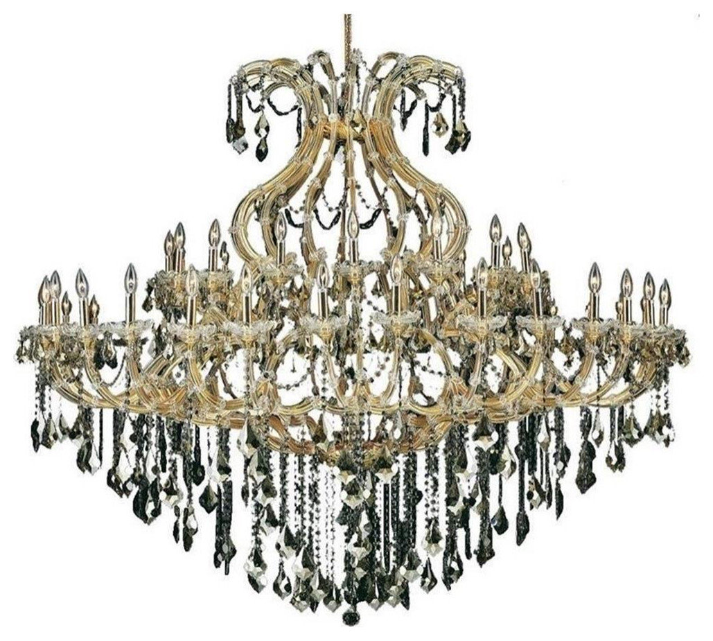 Elegant Lighting Maria Theresa 26" 9 Light Royal Crystal Chandelier, 72 ...