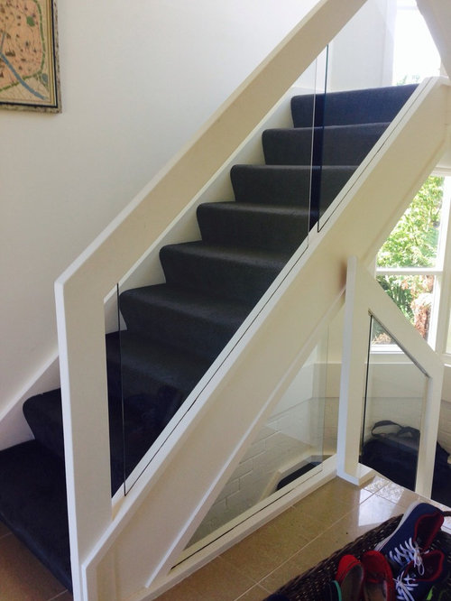 80s Glass Banister