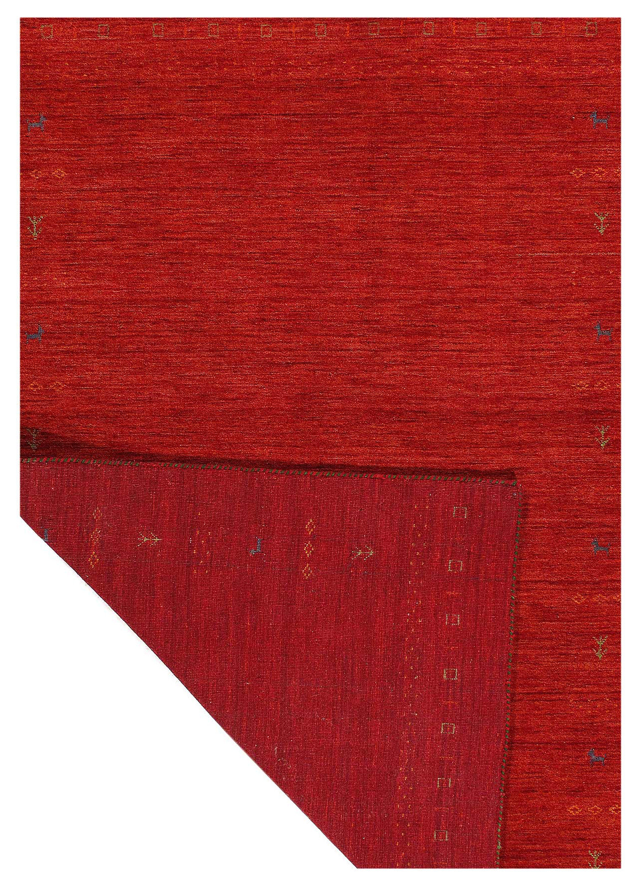 Fine Hand Knotted Persian Gabbeh Design 5'4''x7'8'' - Southwestern ...