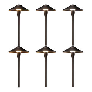 6 Pack 3CCT Low Voltage Pathway Lights, 12-24V AC/DC, IP65 Outdoor ...