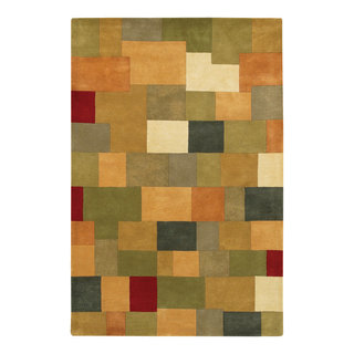 Antara Hand-Tufted Contemporary Rug, 7'9x10'6 - Contemporary - Area ...