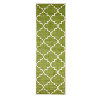 Rug Unique Loom Trellis Green Runner 2' 7 x 8' 0 - Contemporary - Hall ...