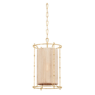 Hudson Valley Lighting Jones Point Lantern, Vintage Gold Leaf, 15.5 ...