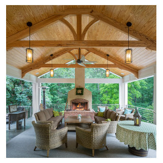 Open Living - Rustic - Verandah - Other - by DMA Architecture | Houzz AU