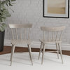 Hillsdale Mayson Wood Spindle Back Dining Chair, Set of 2 - Midcentury ...