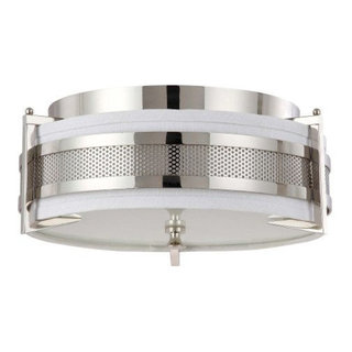 Diesel 3-Light Medium Flush Mount - Contemporary - Flush-mount Ceiling ...