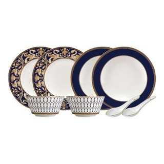 Wedgwood Renaissance Gold 4-Piece Dinnerware Set, Pair - Victorian ...